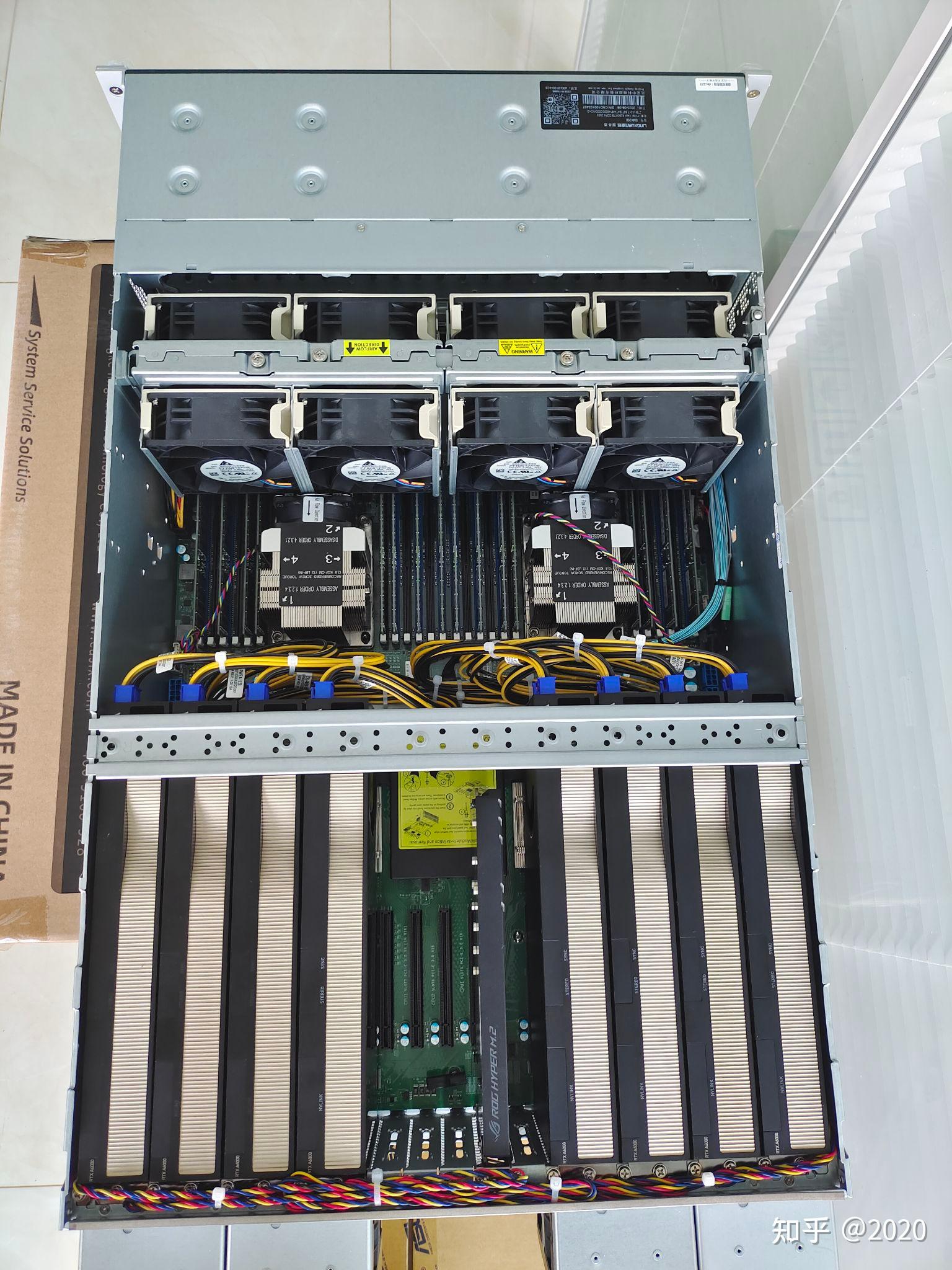 NVIDIA RTX A6000 48G*8机器学习训练识别 GPU服务器凌炫 - 知乎