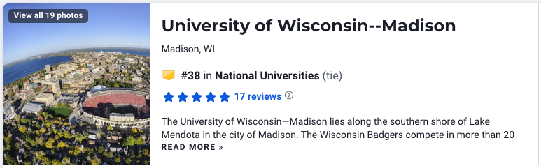 UW-Madison排名又上升啦！另辟蹊径进入麦迪逊的方法在这里~ - 知乎