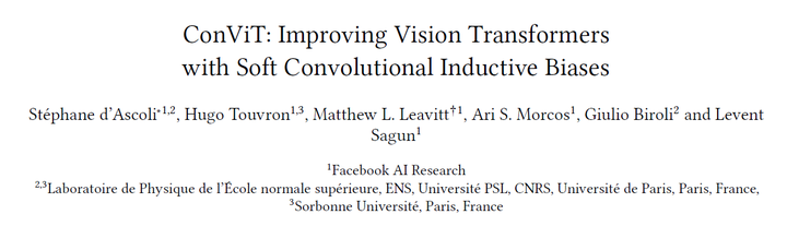 [论文阅读]ConViT: Improving Vision Transformers with Soft Convolutional ...