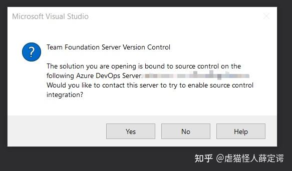 Visual Studio 取消 Team Foundation Server Version Control - 知乎