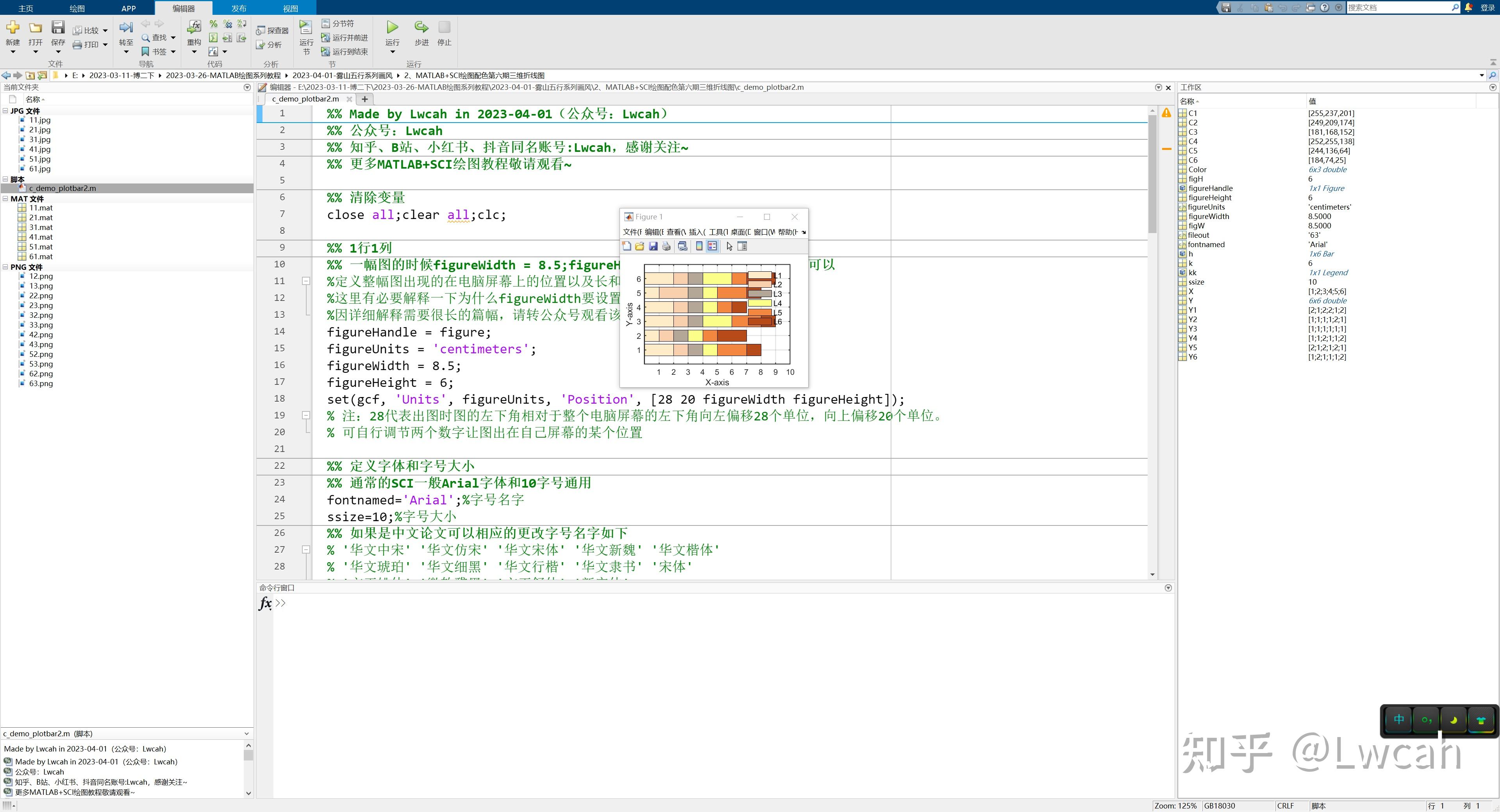 Matlab Sci 绘图配色第七期 二维纵轴堆叠柱状图 雾山五行 知乎