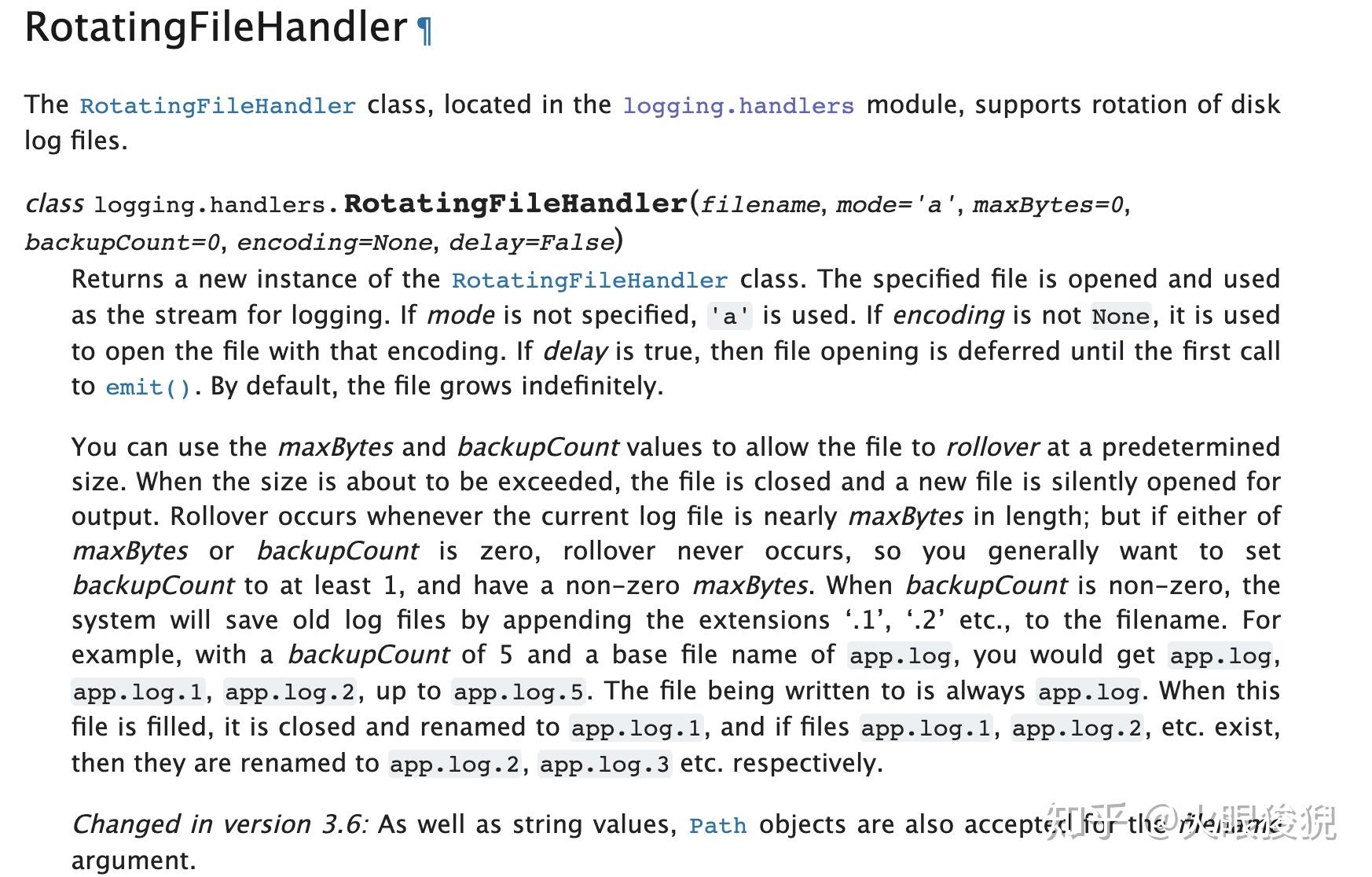 Python的RotatingFileHandler如何使用？ - 知乎