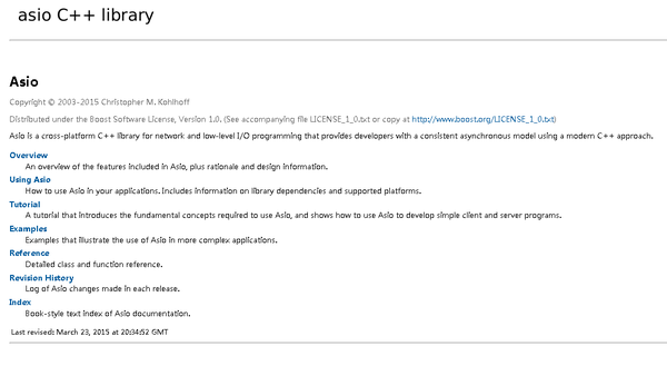酷站推荐 - think-async.com - Boost asio C++ library - 知乎