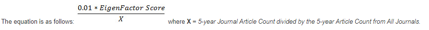 科学计量学指标系列（3）：Eigenfactor、Article Influence Score - 知乎