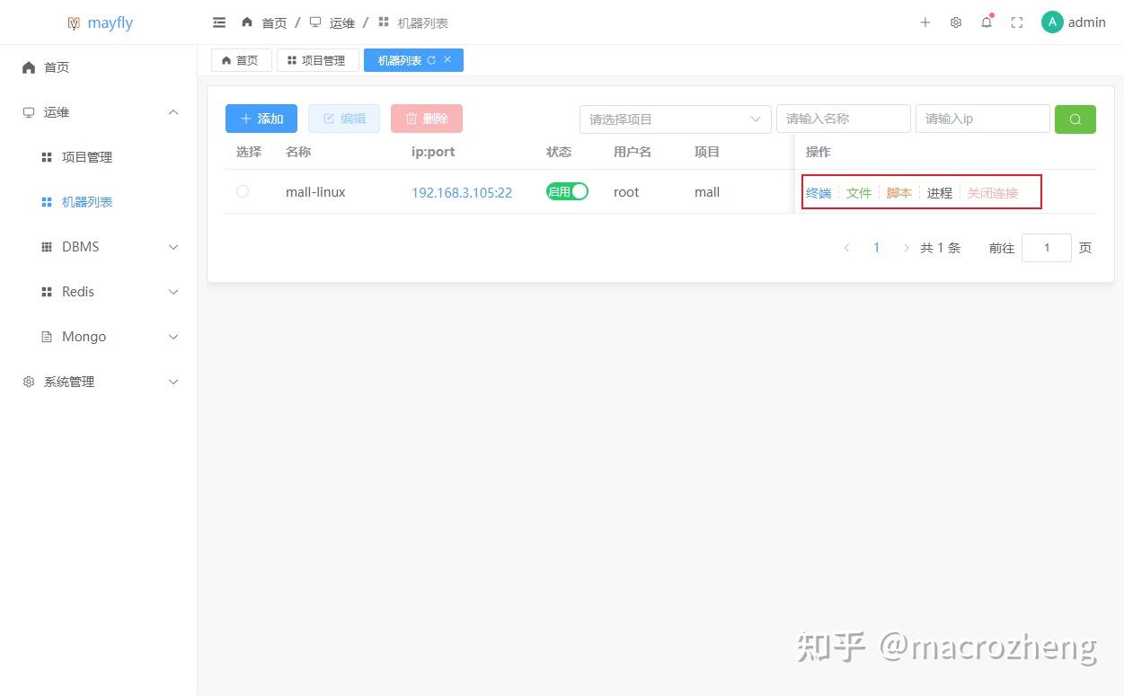 堪称一站式管理平台，同时支持linux、mysql、redis、mongodb可视化管理！ 知乎 1849