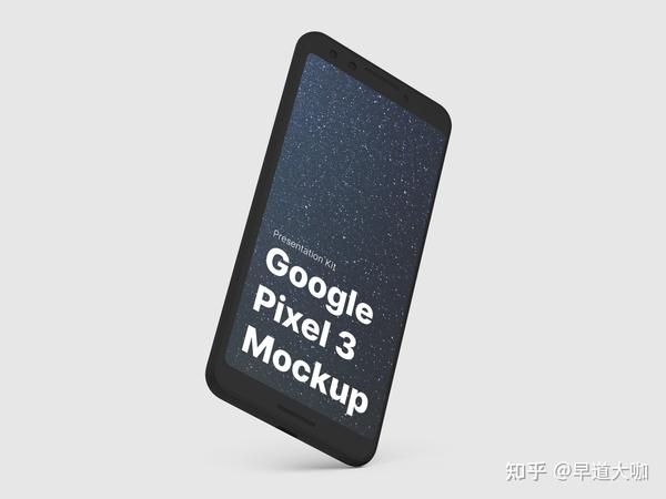 高质量谷歌Google Pixel 3手机屏幕APP界面设计演示样机 Google Pixel 3 XL Mockups - 知乎