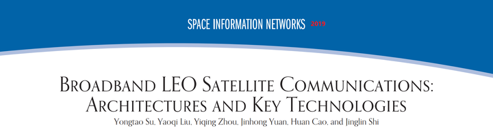 宽带LEO星座 - Broadband LEO satellite communications Architectures and key ...