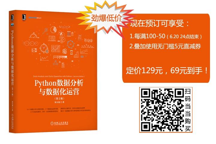 《python数据分析与数据化运营》第二版出版了! 知乎