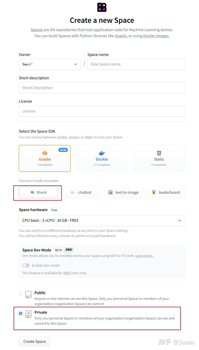Hugging Face Space + Gradio运行模型demo - 知乎