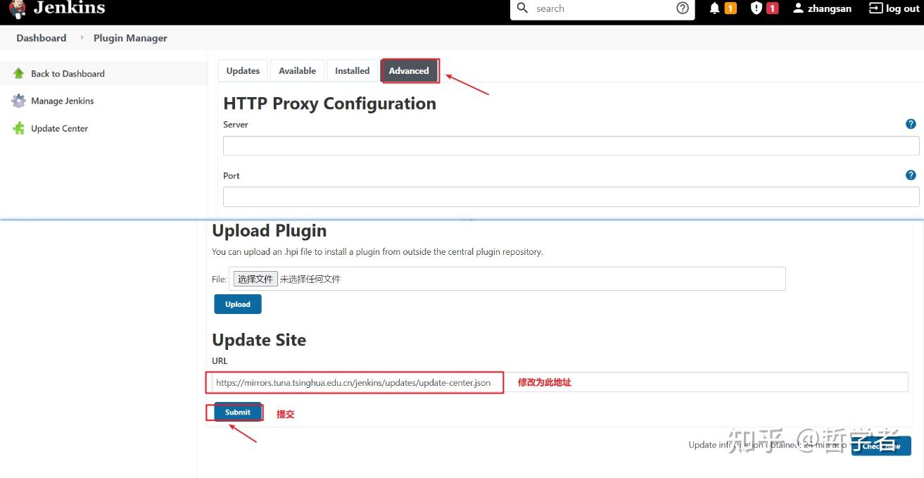 centos7下部署jenkins+jdk8+适配插件下载 - 知乎