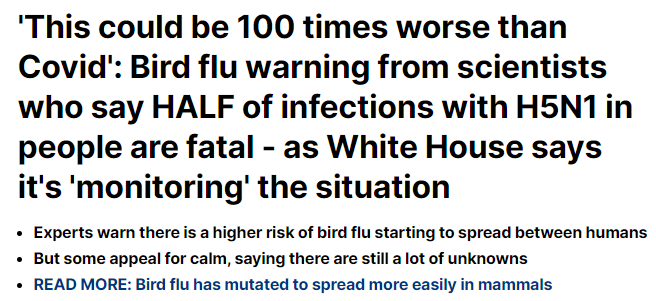 多地出现H5N1禽流感，专家认为“比新冠严重100倍” - 知乎