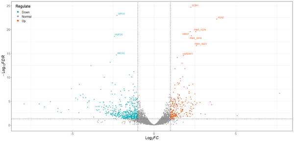 一行代码绘制高分SCI火山图 - 知乎