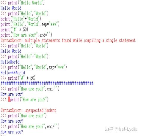 python/print 中的逗号和加号连接字符串的作用区别 - 知乎