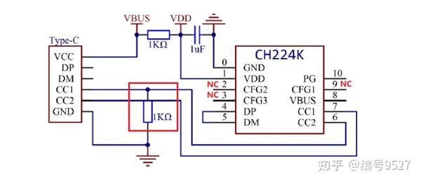 Type-C快充诱电方案（PD受电协议芯片CH224) - 知乎