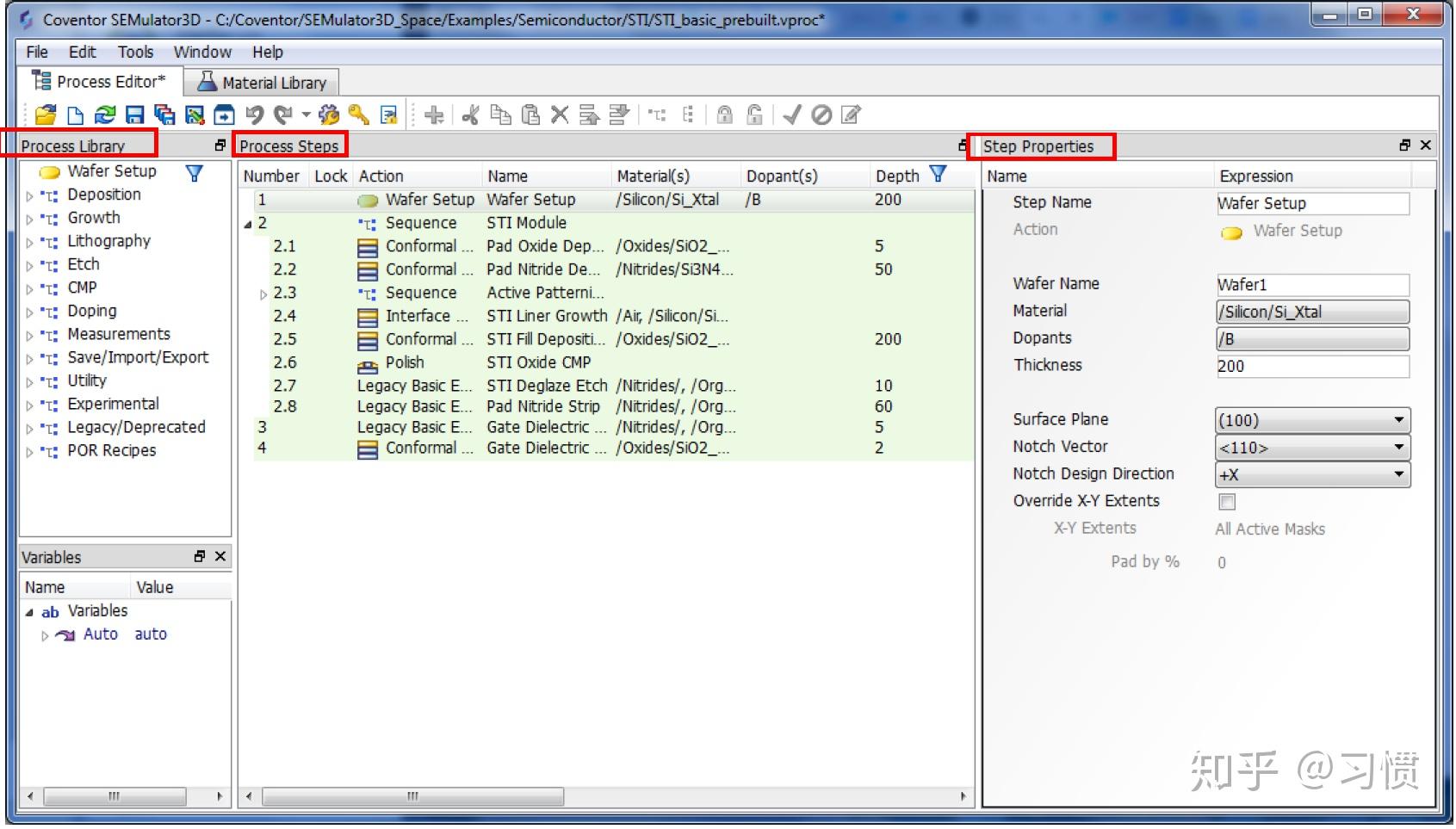 SEMulator3D STI Tutorial - 知乎