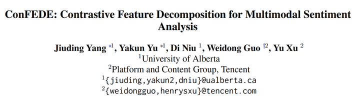【论文解读之多模态情感分析系列】——ConFEDE - 知乎