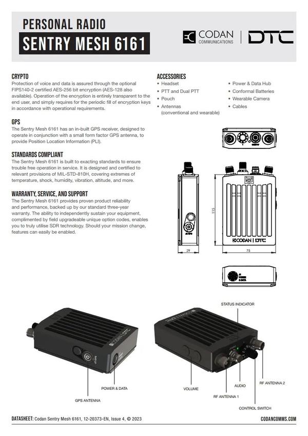 海外优品 | 专为单兵设计的无线麦氏电台：SENTRY MESH 6161 - 知乎
