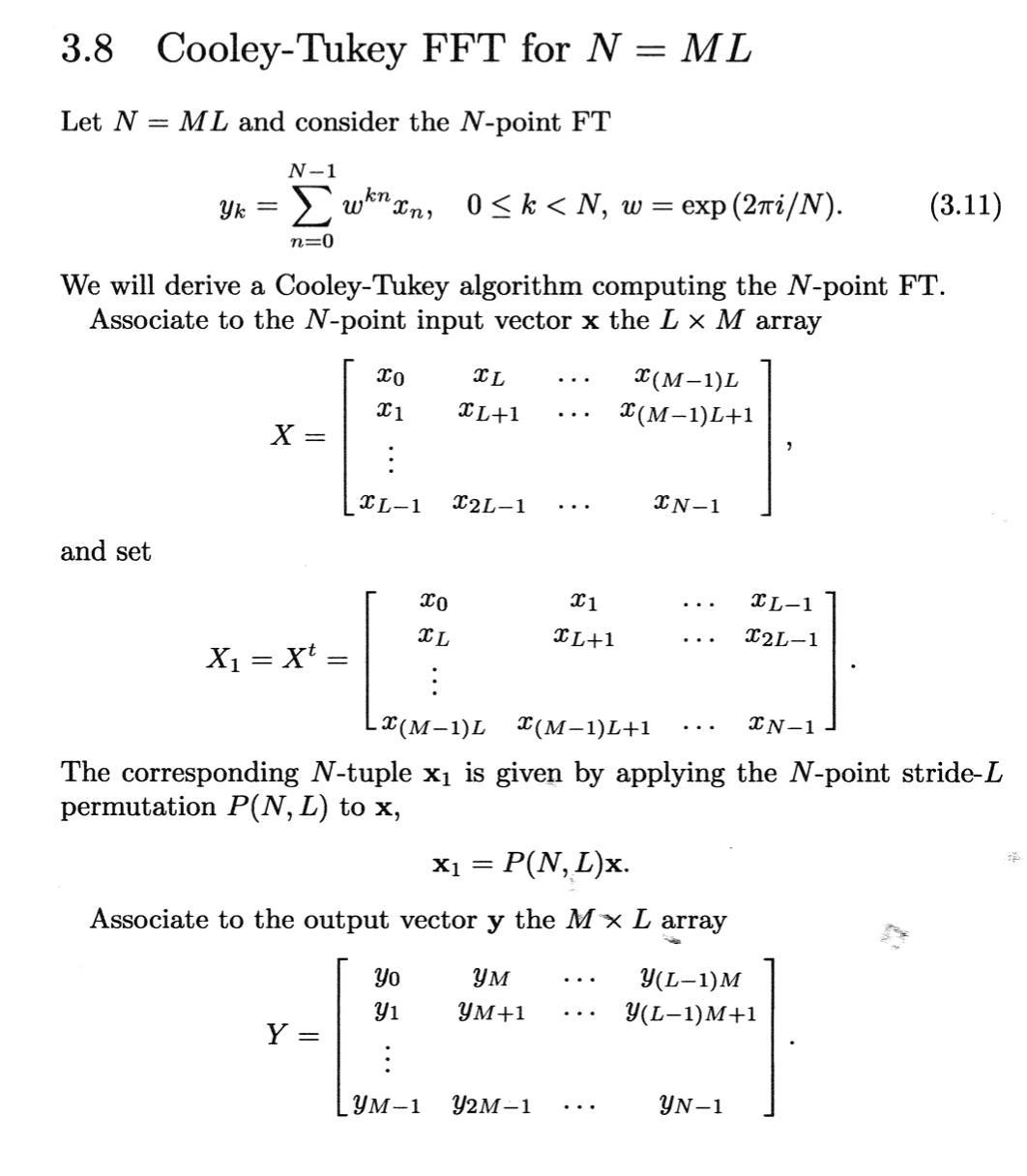 [搬运] Cooley-Tukey FFT算法 （Tensor Product 描述) - 知乎