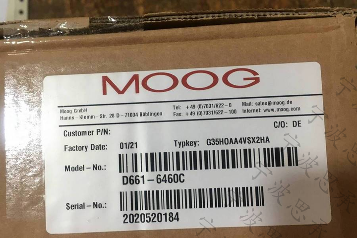 穆格moog伺服阀型号D661-6460C - 知乎