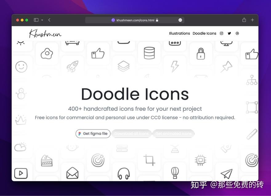 Doodle Icons - 一组免费商用的涂鸦风格图标库，可爱轻快又独特 - 知乎