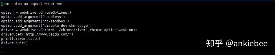 如何在Linux上运行chromedriver - 知乎