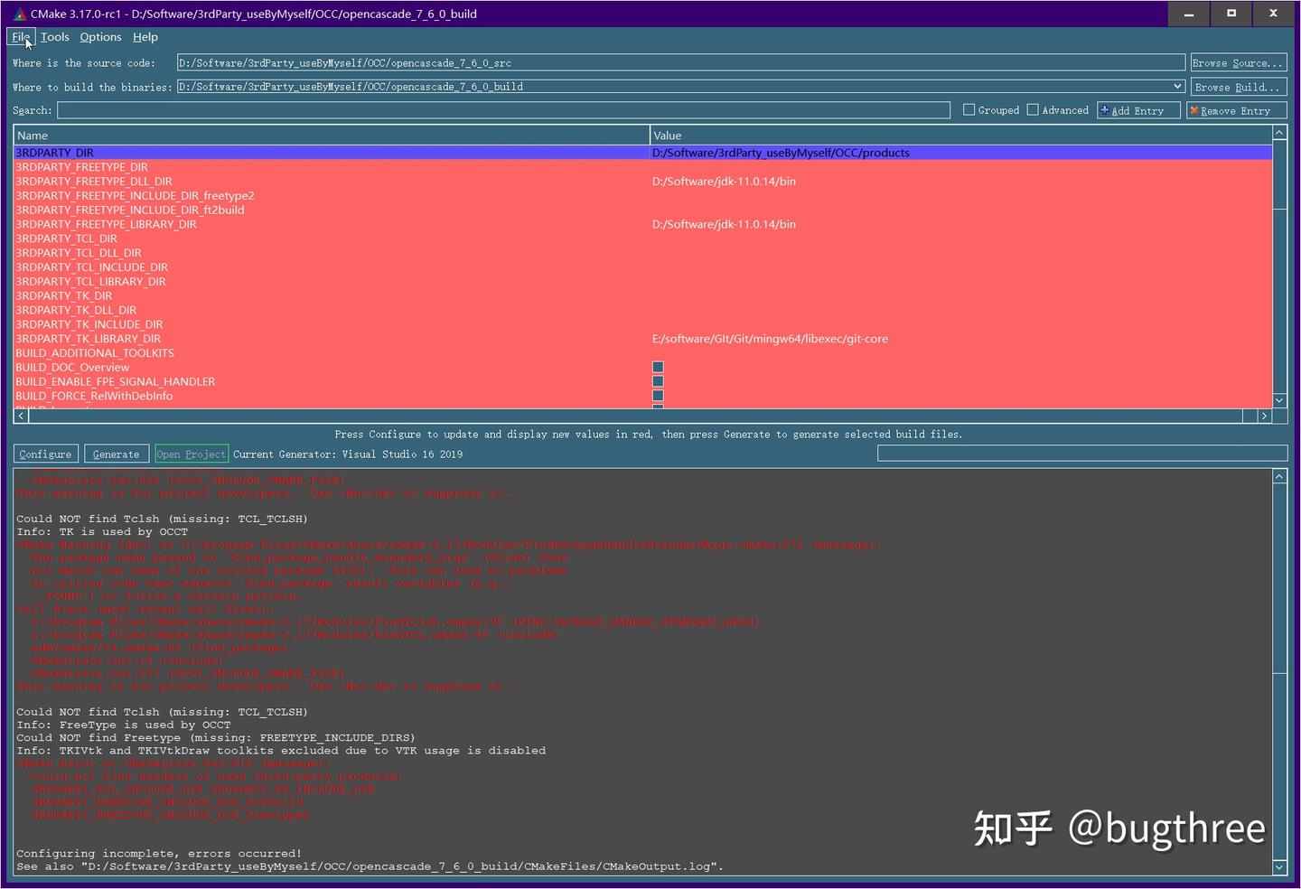 小白必看 OpenCASCADE 安装编译 OpenCASCADE 7.6 + vs2019 - 知乎
