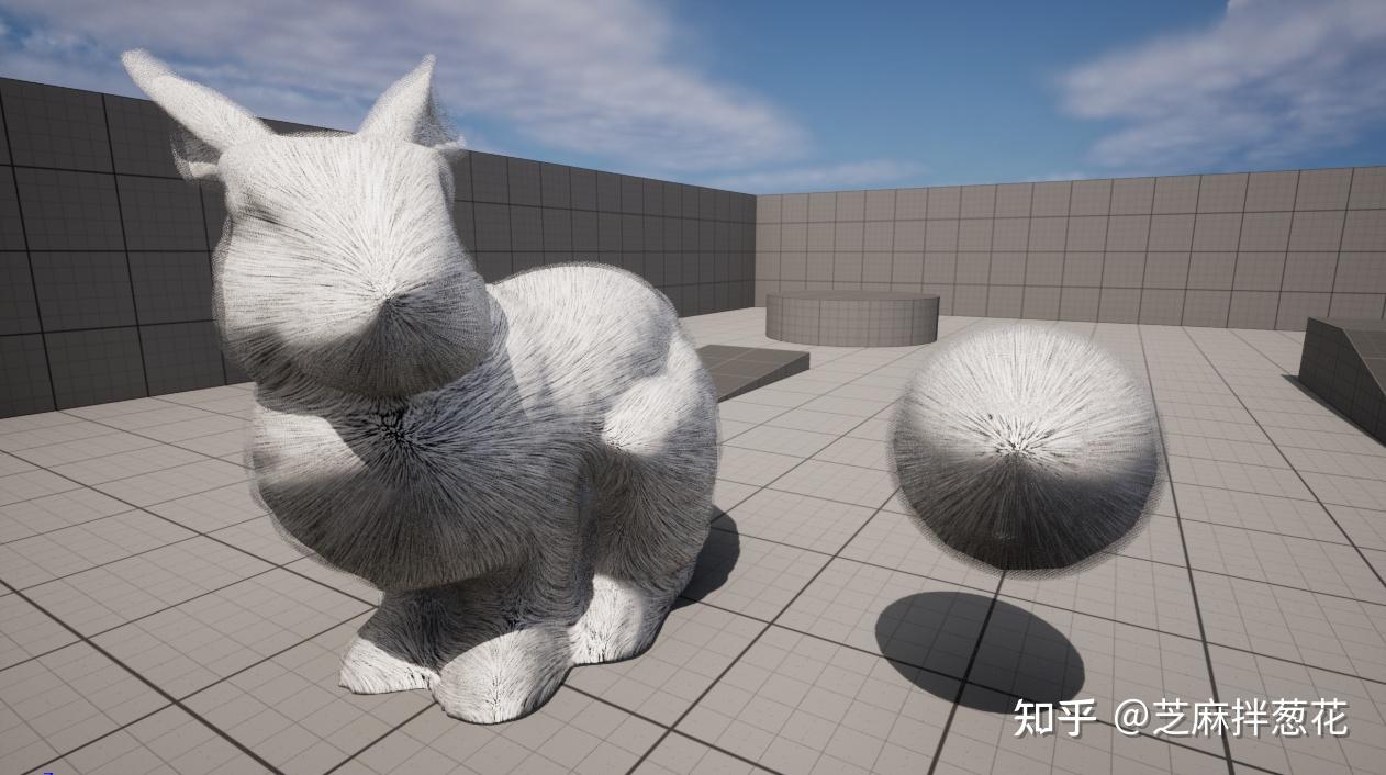 【UE5 模拟交互篇】（三）RayMarching距离场实现单Pass毛发材质 + 风场交互方案 - 知乎