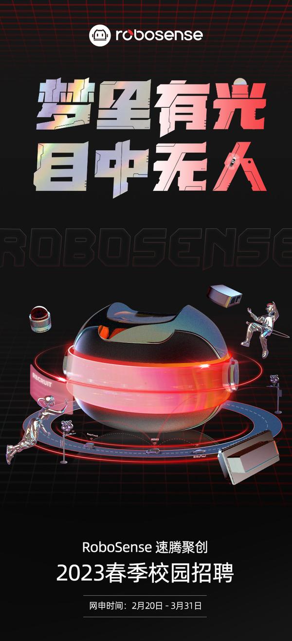 宝藏公司！激光雷达龙头RoboSense（速腾聚创） 春招正式启动！ - 知乎