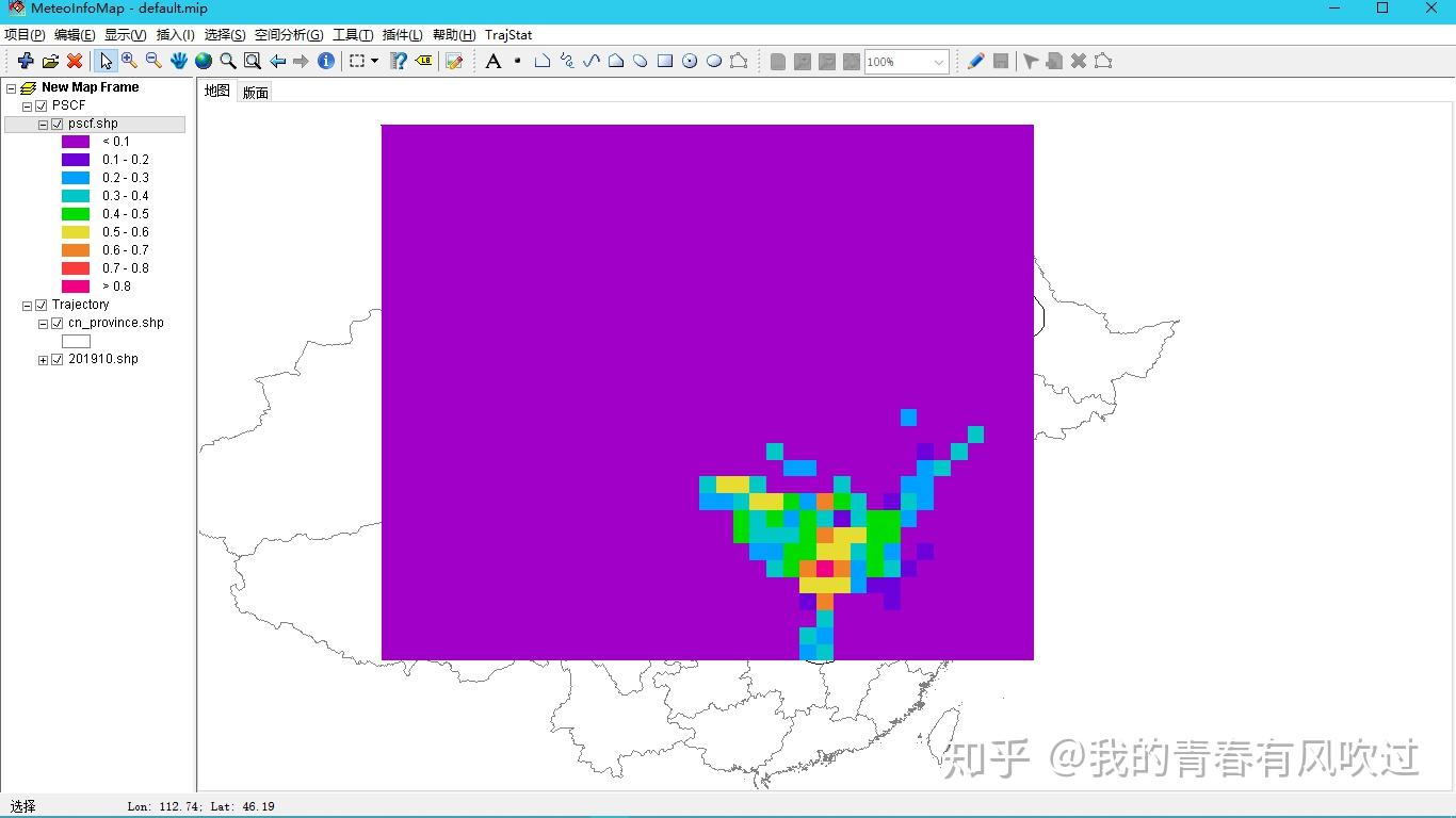 Meteoinfo潜在源贡献因子分析（PSCF） - 知乎
