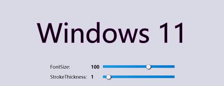 [WPF] 假装可变字体 - 知乎