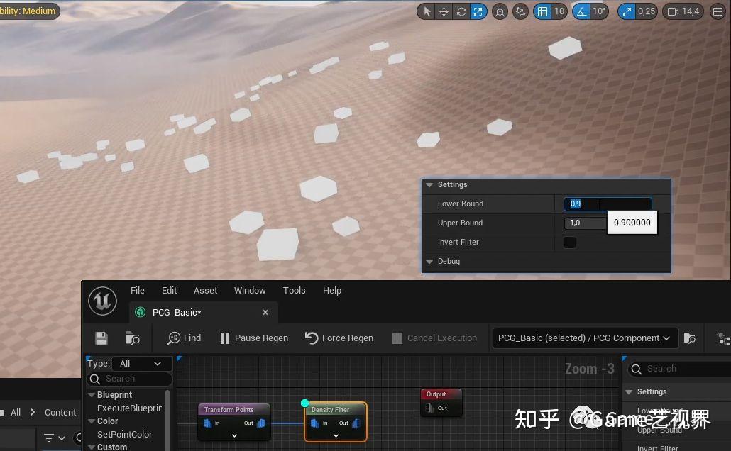 UE5.2预览版PCG工具：基础知识(01) ; 样条线(02) - 知乎