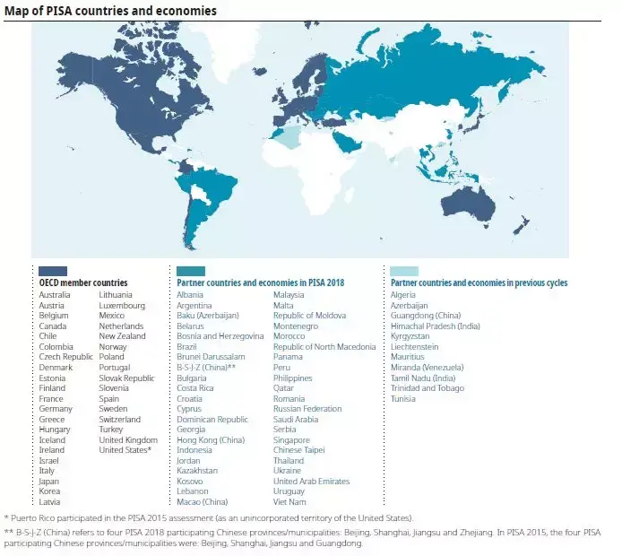 PISA2018测试结果新鲜出炉，中国学生包揽三项第一！ - 知乎