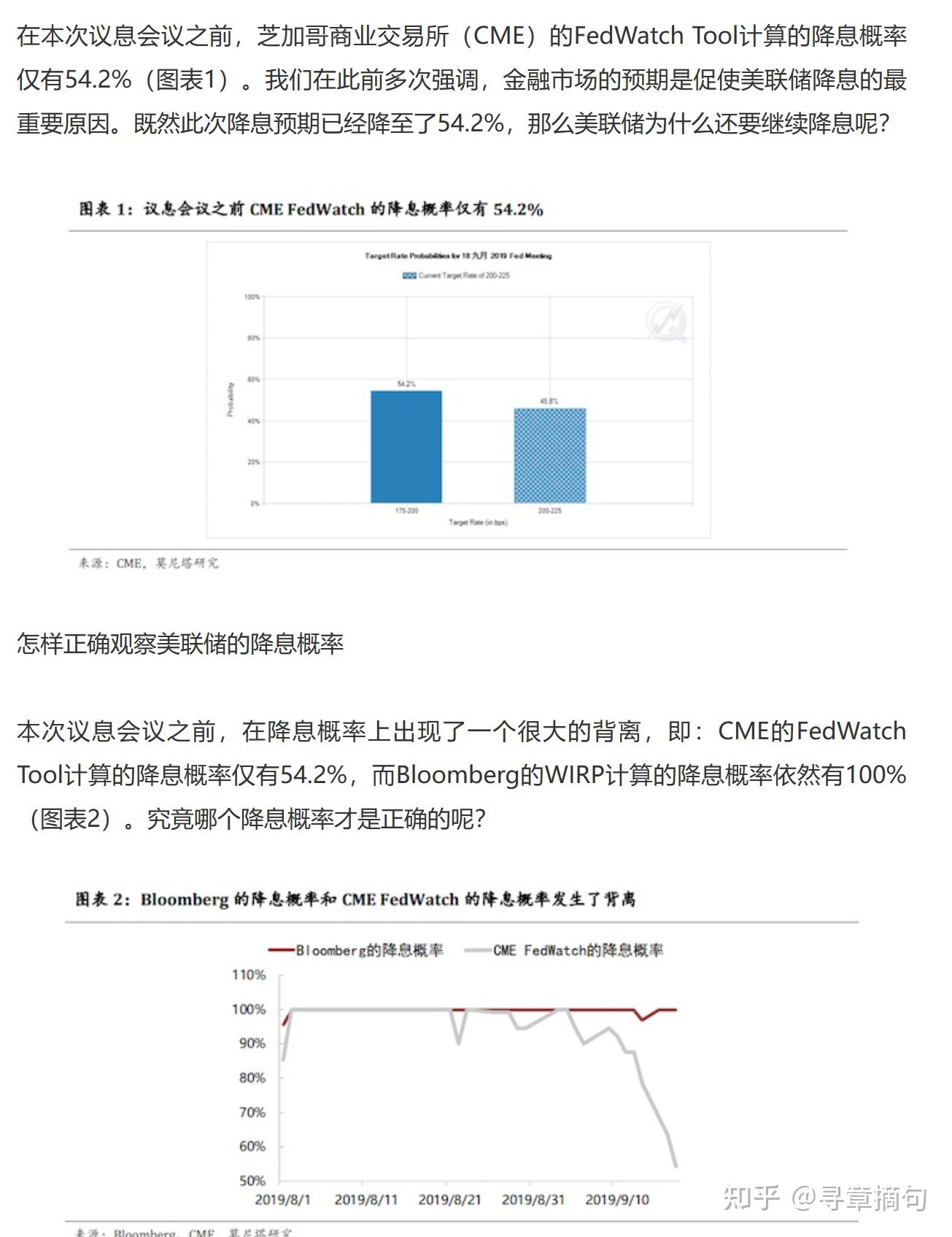 Bloomberg WIRP和CME FedWatch Tool，对加息概率的算法有何差异？ - 知乎