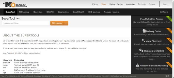 外贸人邮件营销必备工具邮箱黑名单查询工具MXToolbox - 知乎