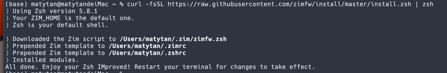 优雅简洁的zim美化你的zsh终端，媲美甚至超越 ohmyzsh - 知乎