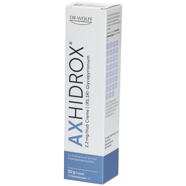 抗胆碱能止汗软膏 Axhidrox (格隆溴铵)用于治疗多汗症 - 知乎