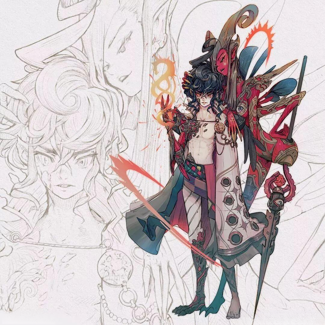 这线稿风格我爱了！每一个都超吸睛，Max Berthelot作品分享-7.GAME - 知乎