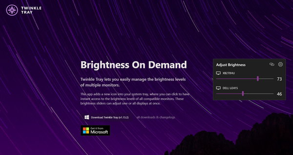 屏幕亮度管理工具 Twinkle Tray - 知乎