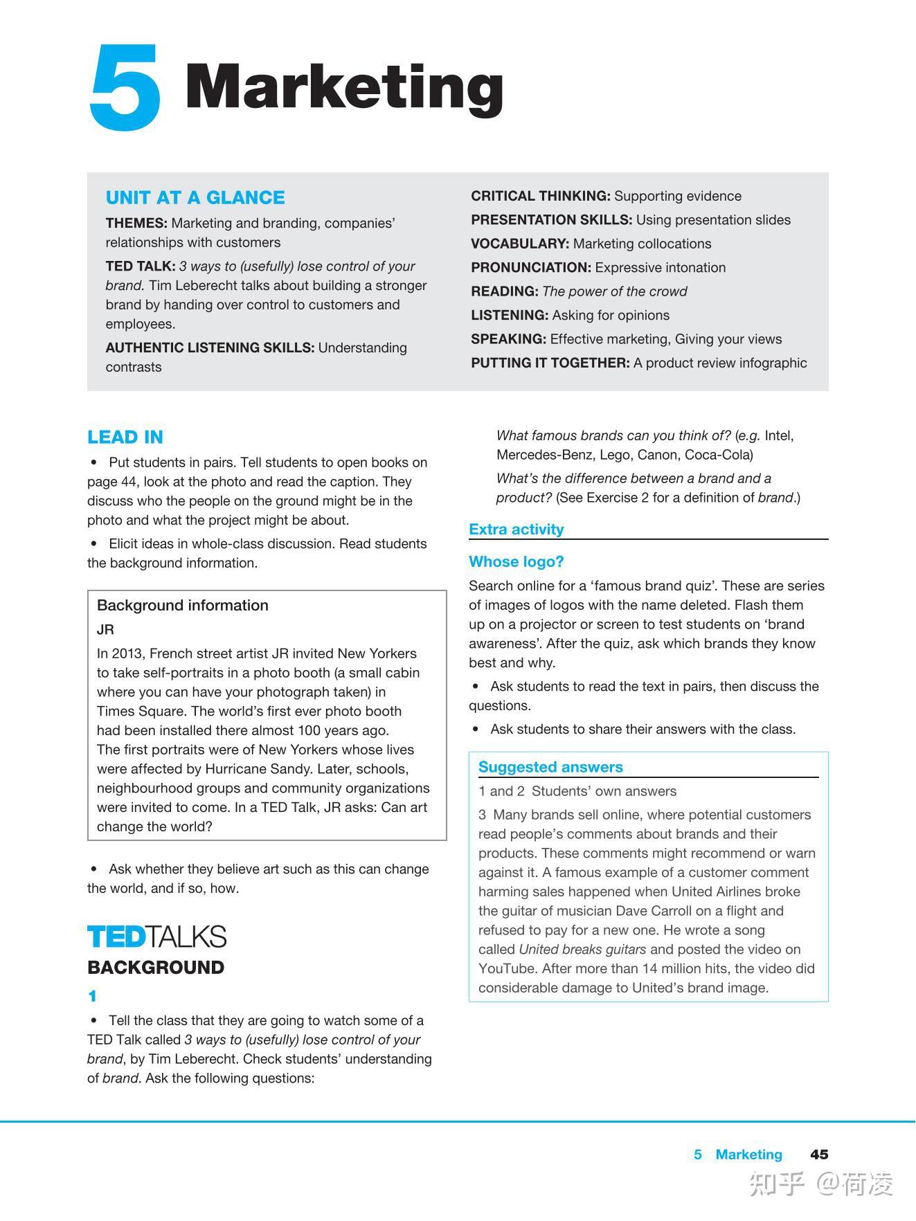 新大学英语 王海啸 视听说教程1 课后习题答案 unit 5 - 知乎