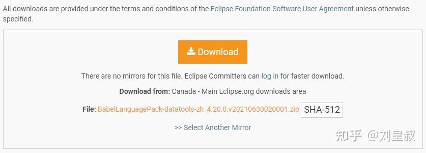 Eclipse安装中文语言包（官方汉化） - 知乎