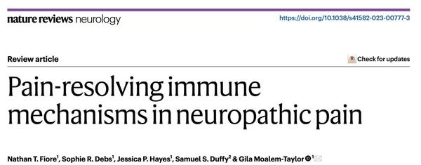 Nat Rev Neurol 综述：系统总结疼痛缓解的神经免疫机制 - 知乎
