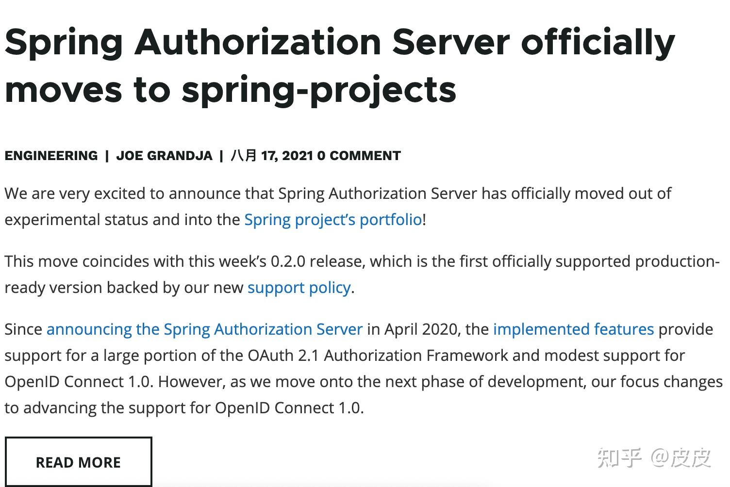 使用spring-security-oauth2实现对authorization server - 知乎