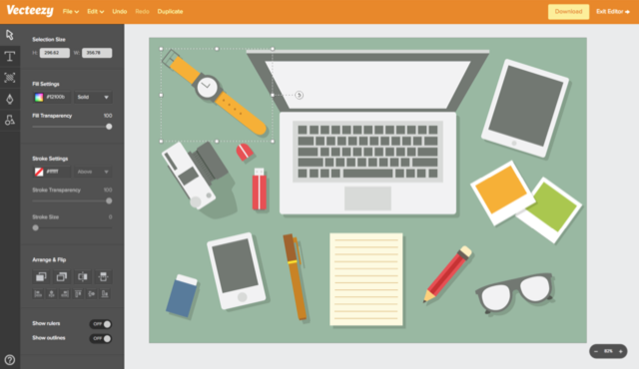 如何用Vecteezy素材库设计平面 - 知乎