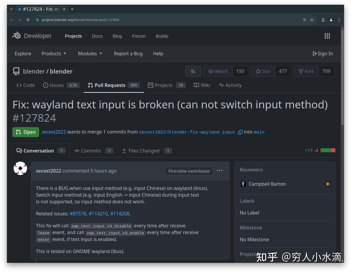 修复 blender 中文输入 BUG (linux/wayland/GNOME/ibus) - 知乎
