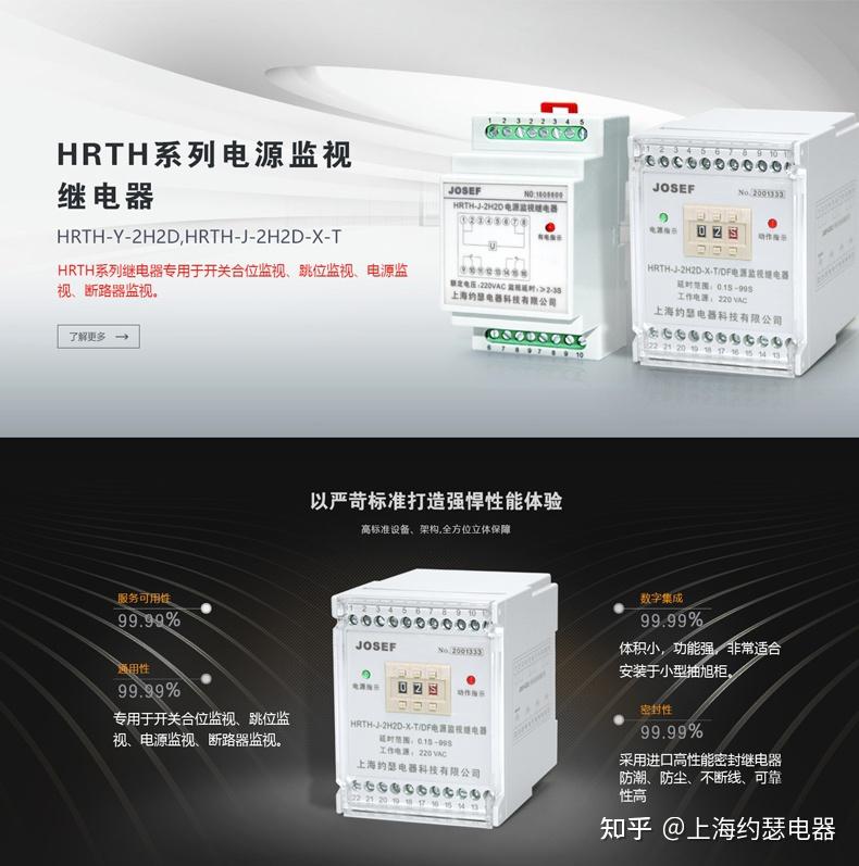 HRTH-Y-2H2D跳合位电源监视继电器 - 知乎