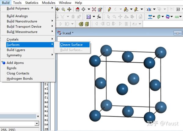 Materials Studio入门到精通【11】表面模型的建立 - 知乎