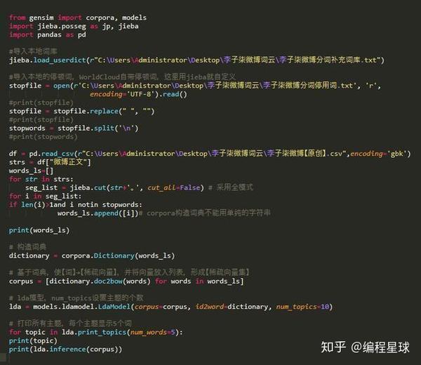 【实战案例】LDA模型实现—Python文本挖掘 - 知乎