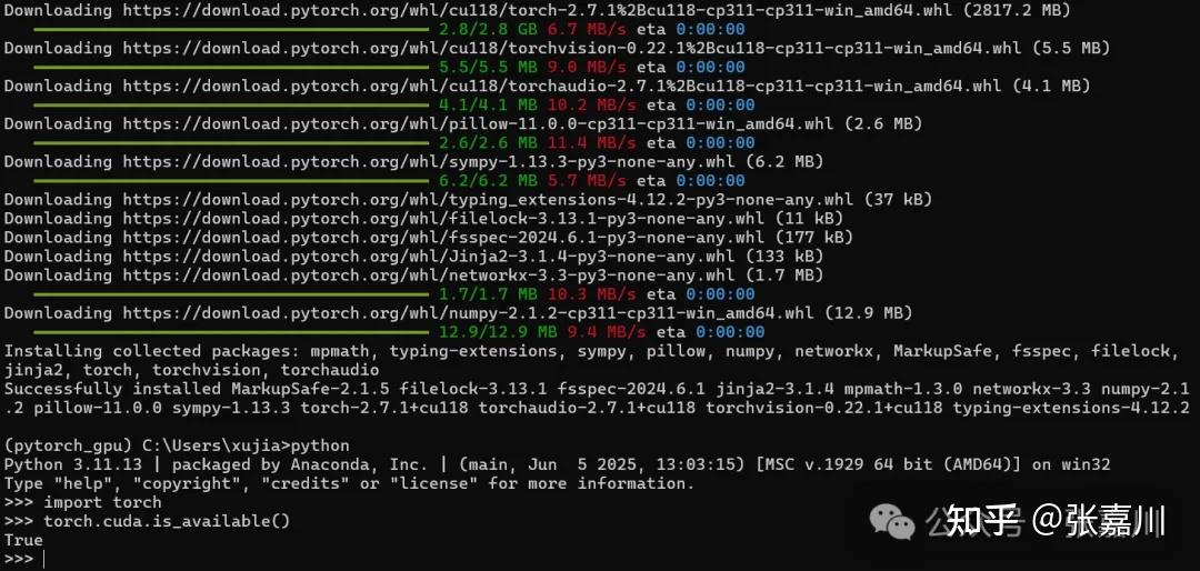 【Transformer第一篇】基于Anaconda、Pycharm的pytorch_gpu虚拟环境安装 - 知乎