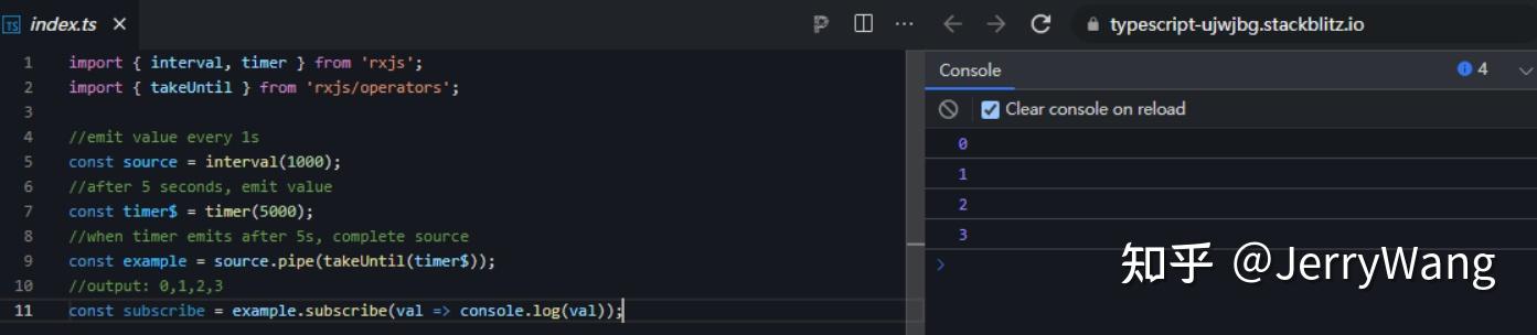 Rxjs TakeUntil 操作符的学习笔记 - 知乎