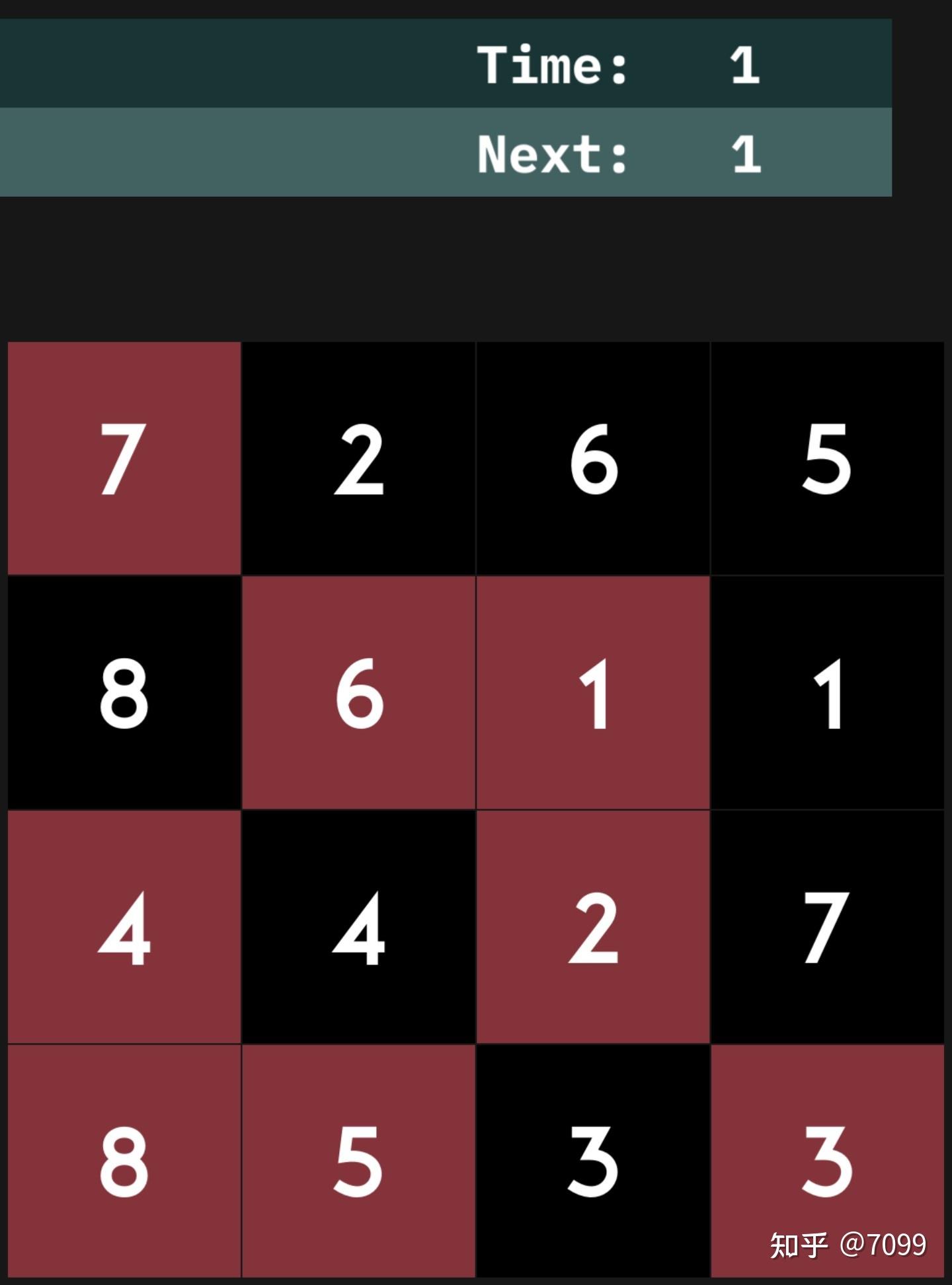 舒尔特表(Schulte Table) - 本人训练成果 - 知乎